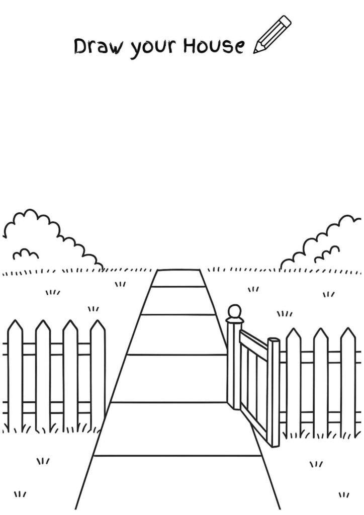 Draw Your House – Low Prep Activity Worksheet ...