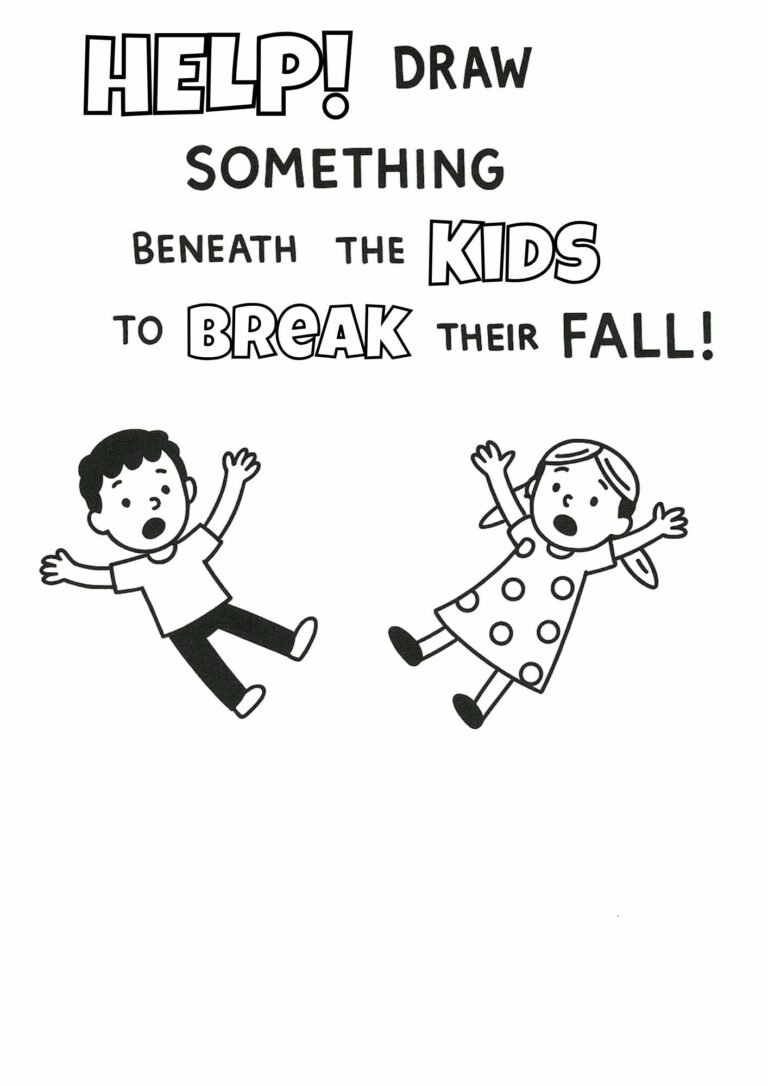 Help! Draw Something Beneath the Kids – Free Drawing Prompt ...