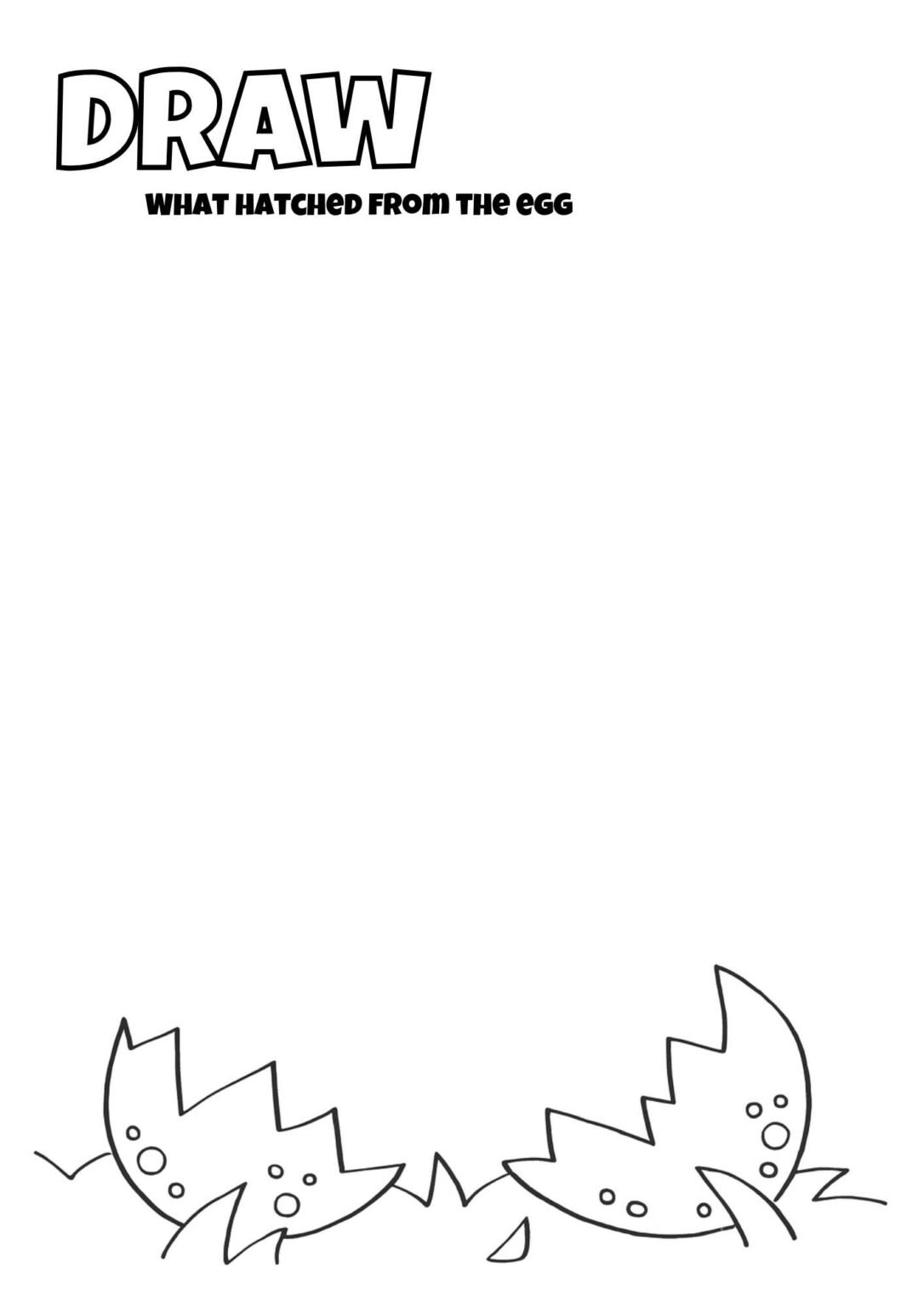 Draw What Hatched from the Egg — Creative Drawing Prompt for Kids ...